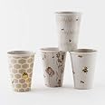 Amazon.com: Busy Bees Melamine Cups - Set of 4 : Home & Kitchen