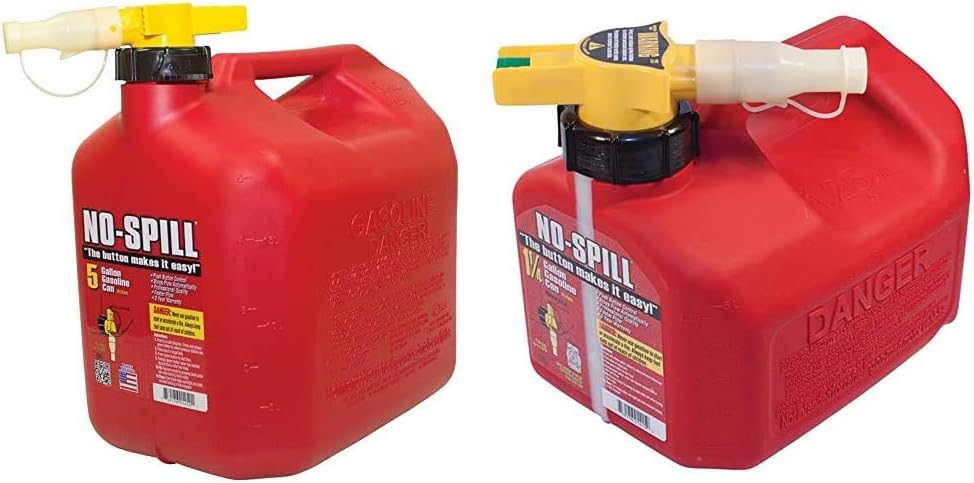 Amazon.com : No-Spill 1450 5-Gallon Poly Gas Can (CARB Compliant ...