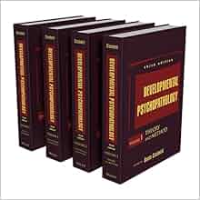 Amazon.com: Developmental Psychopathology, , 4 Volume Set ...