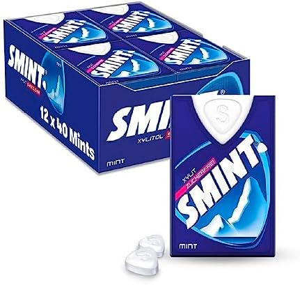 Smint Refreshing Sugarfree Mint - Box of 12 Pieces (12 x 40 Mints ...