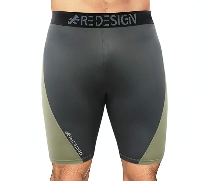 Redesign Nylon Dual Color Compression Shorts for Multi-Sports with Back ...