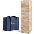 Amazon.com: GOTHINK Large Wooden Tumbling Tower Game, Over 3.6 FT 54pcs ...