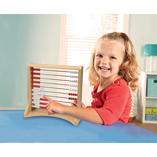 Learning Resources 10-Row Rekenrek Counting Frame, Abacus for Kids ...