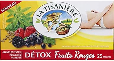 La Tisanière - Détox Fruits Rouges 42G - Lot De 4 - Prix Du Lot ...