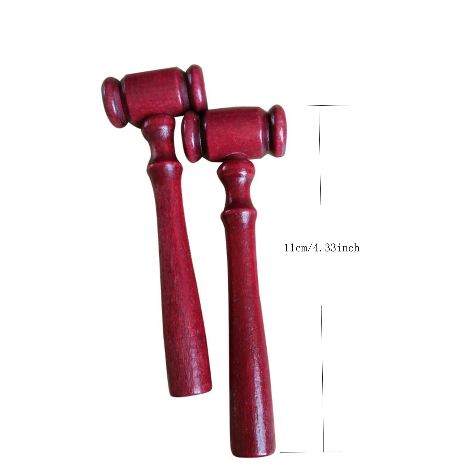 24 Pieces Judge Gavel Prop Mini Wooden Hammers Mallets Justice Costume ...