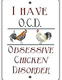 Amazon.com: Chicken Sign - No Trespassing Tired of Hiding Bodies ...