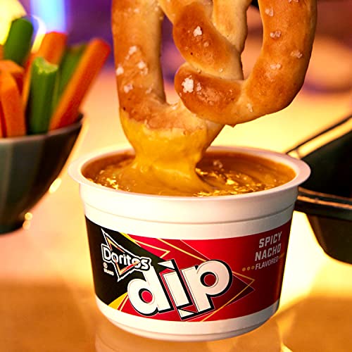 Doritos Spicy Nacho Flavored Dip and Cool Ranch Jalapeno Flavored Dip ...
