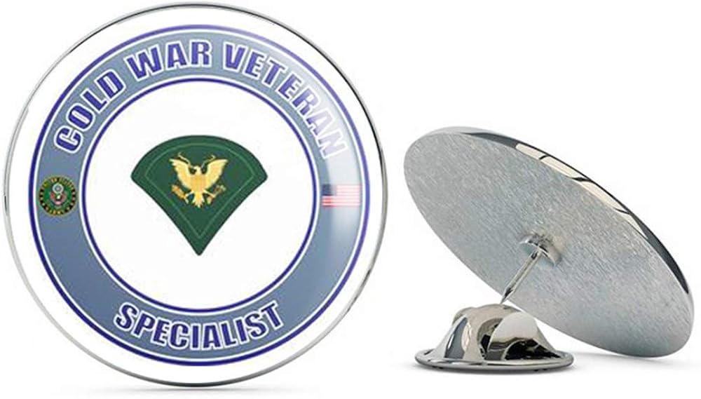 Amazon.com: U.S. Army Cold War Army Specialist Veteran Metal 0.75 ...