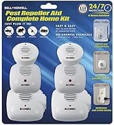 Amazon.com : Bell + Howell Ultrasonic Pest Repeller Home Kit (Pack of 4 ...