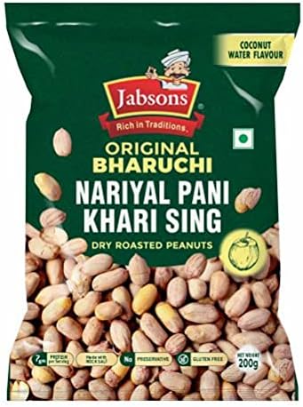 Jabsons Original Bharuchi Dry Roasted Peanuts, 200g, green price in UAE ...