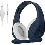 Amazon.com: Anivia Gaming Headset 3.5mm Wired Over Ear Noise Cancelling ...