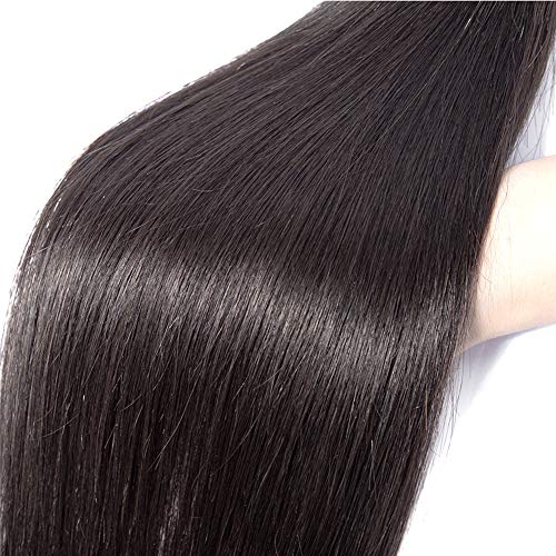 Brazilian Straight Human Hair Bundles (20 22 24 Inch) Straight Bundles 10A Unprocessed Virgin ...