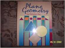 Plane Geometry Text Solution Key: A Beka Book: Amazon.com: Books