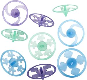 Amazon.com: 144 Plastic Spinning Tops 1.25" : Toys & Games