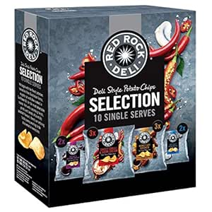 Red Rock Deli Potato Chips Variety Multipacks (10 x 28 grams) - 60 ...