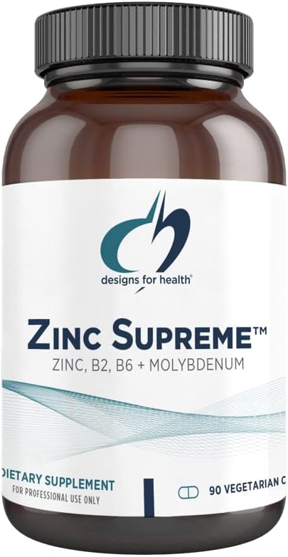 Designs for Health Zinc Supreme - 30mg Zinc Bisglycinate Chelate ...