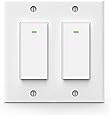Alexa Light Switch, Double Smart Wifi Light Switches, Smart Switch 2 ...