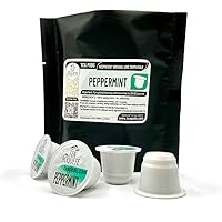Amazon.com : 10 Peppermint pods Nespresso compatible, peppermint ...
