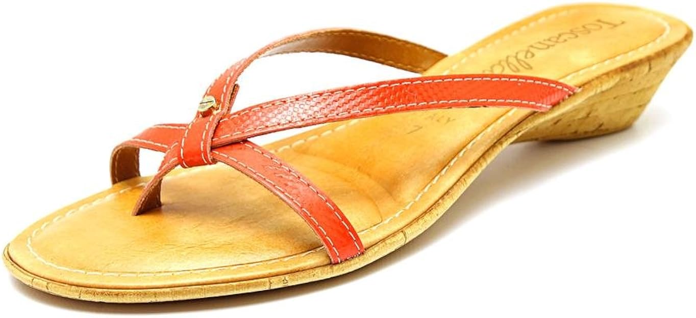 Amazon.com | Toscanella Women 9223S3 Red Thong Sandals 7 M US | Sandals