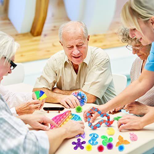 Fidget Toys Set 55 Pack, Sensory Relieves Stress & Anxiety Squeeze Toy for Kids Teens and Adults ...