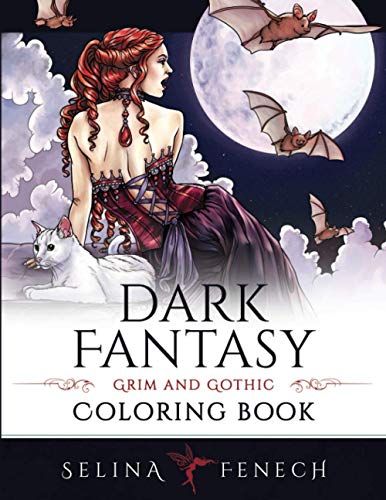 Amazon.com: Dark Fantasy Coloring Book: Grim and Gothic (Fantasy ...
