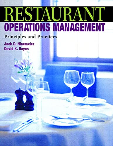 Restaurant Operations Management: Principles and Practices: Ninemeier ...