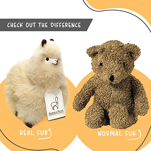 Real Alpaca Natural Fur Toy – Soft and Cuddly Handcrafted Alpaca Fur ...