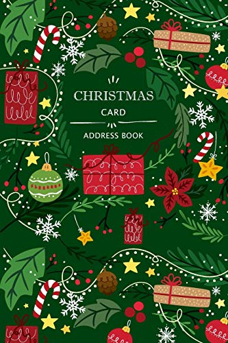 Christmas Card Address Book: Holiday Cards List Tracker Send and ...