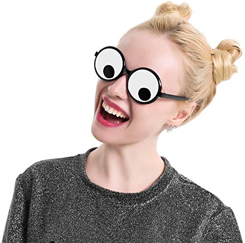 Delphinus Googly Eyes Glasses, Funny Googly Eyes Goggles Shaking Party ...