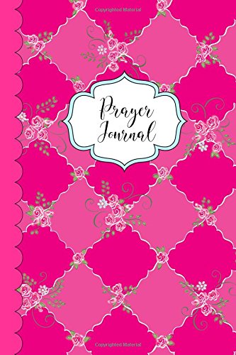 Prayer Journal: Rosevine Bouquet Harlequin Hot Pink Prayer Journal ...