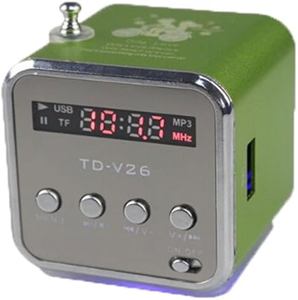 Amazon.com: TD-V26 Portable Mini Digital Speaker with Micro SD / TF ...