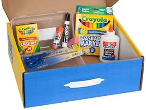 Amazon.com : School Tool Box Kindergarten Basic School Supplies Kit in ...