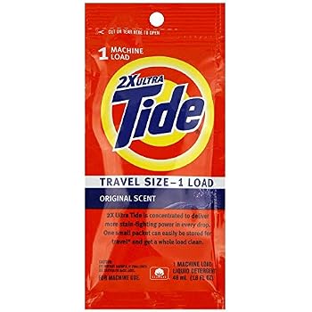 Amazon.com: Tide Liquid Laundry Detergent, Original Scent, Travel Size ...