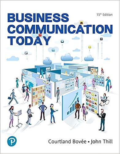Business Communication Today (15th Edition) Solutions | Course Hero