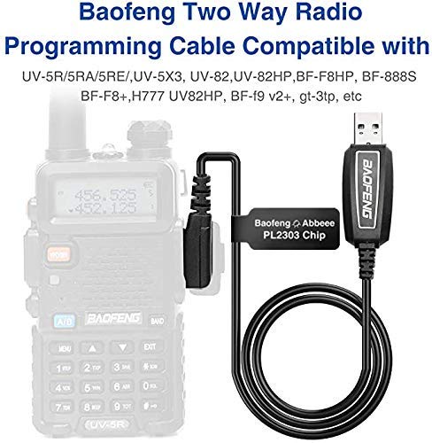 Baofeng USB Programming Cable PL2303 Support Chirp Win11 for GMRS Radio ...