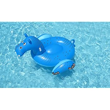 Amazon.com: Poolmaster Swimming Pool Float Rider, Hippo: Toys & Games