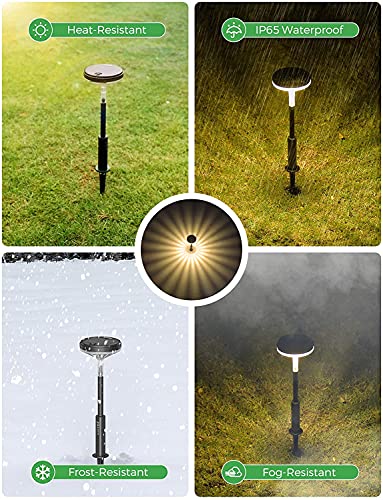 LITOM Pathway Outdoor 3 Modes Wireless LED Landscape, IP65 Waterproof ...