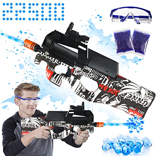 Gel Ball Blaster Splatter Ball Gun, Electric Splat Blaster Automatic ...