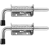 Amazon.com: Small Size Spring Loaded Latch Pin - Door Security Slide ...