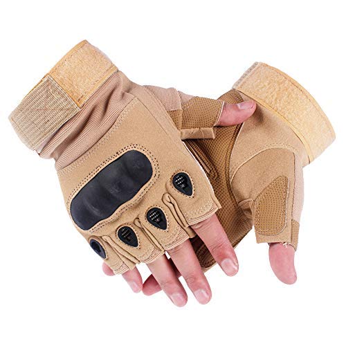 YTFAIFEN Gym Gloves for Men Cycling Glove Winter Gymming Glubs Half ...