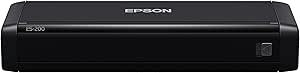 Scanner Epson WorkForce ES-200, Epson, ES-200, Preto | Amazon.com.br