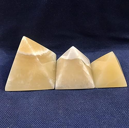 3-Alabaster Pyramids Natural price in Egypt | Amazon Egypt | kanbkam
