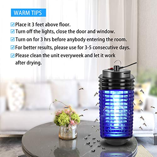 XMSTORE Bug Zapper, 2020 Upgrade Portable Standing or Hanging Zapper ...