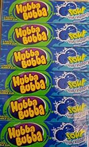 Amazon.com : Hubba Bubba Sour Blue Raspberry 18 Count : Grocery ...