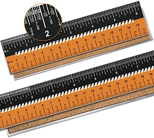 Small Ruler Mua Kit 12 Inch And 6 Inch, Stainless Steel Rulers With ...