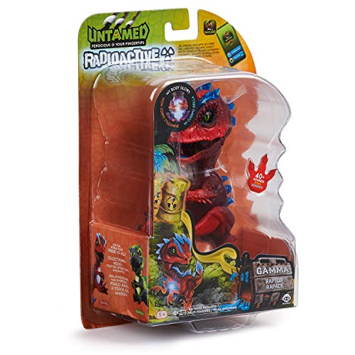 WowWee Untamed Radioactive Raptor - Gamma (Red) - Interactive Toy ...