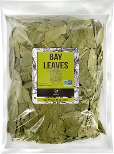 Soeos Bay Leaves 1 lb (454g), Bay Leaves Bulk, Bay Leaves Dry, Bay Leaf ...