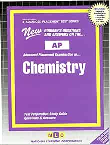 CHEMISTRY (Advanced Placement Test Series) (Passbooks) (ADVANCED ...