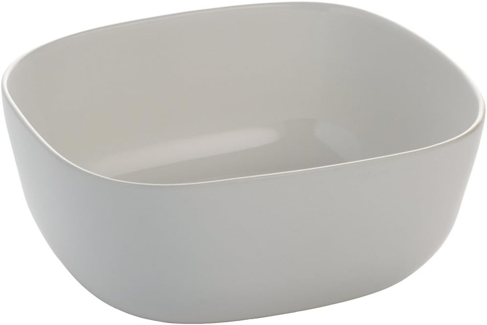 Alessi OVALE Salatsch ssel Aus Steingut 350cl Stein Wei 4 5 X 25 5