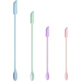 Amazon.com: Mini Spatula Silicone Spatula Set - 4pcs Small Makeup ...